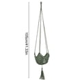 Plant Hanger,Hanging Planter Flower Pots Holder Stand Gardening Weaving ...