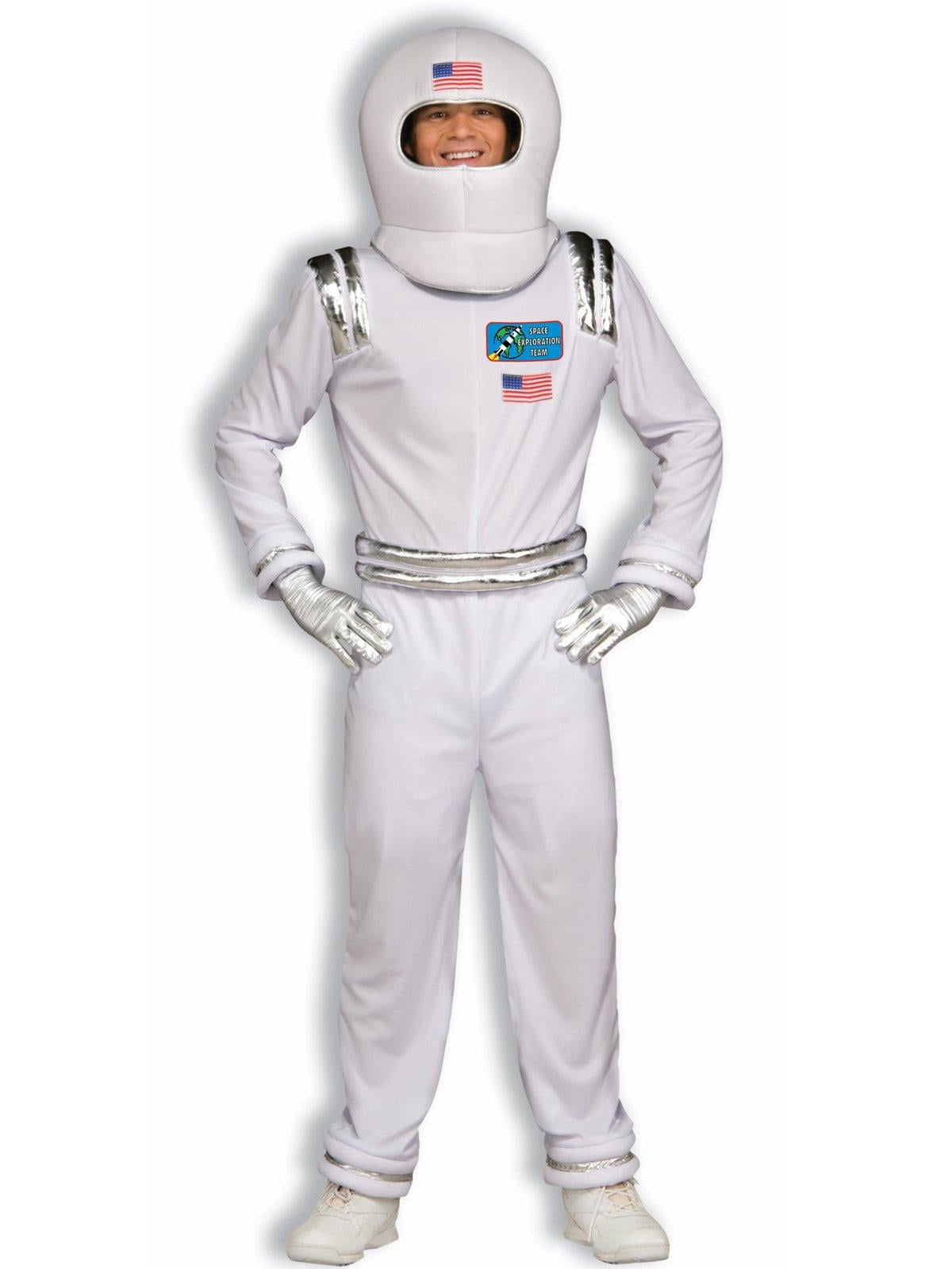 Adult Silver Space Suit