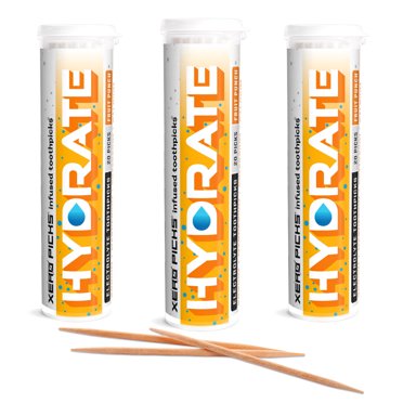 Xero Picks Energy - Variety - Infused Flavored Toothpicks with Caffeine ...