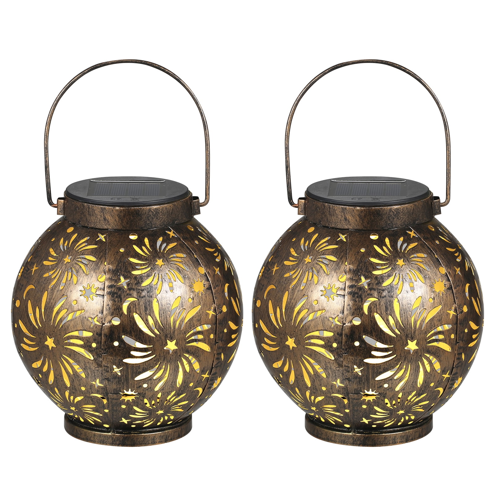 Luz de linterna LED de energía solar DC 2V para exteriores | Walmart en ...