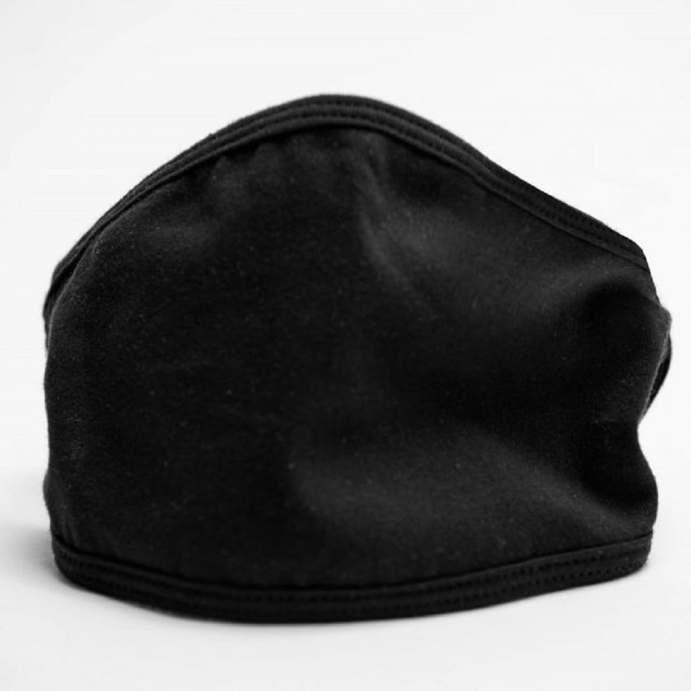 Face Mask w/o Pouch Two Ear Holes Cover Nose and Mouth, Cotton Washable ...