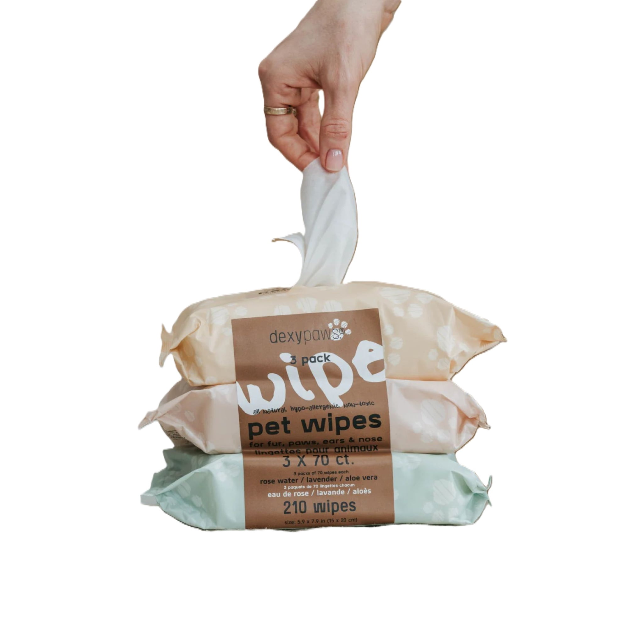 Click here for Dexypaws Grooming Wipes For Dogs And Cats 3 Pack 7... prices