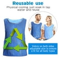 Evaporative Cooling Vest for Men Women - Body Cool PVA Water Active Ice ...