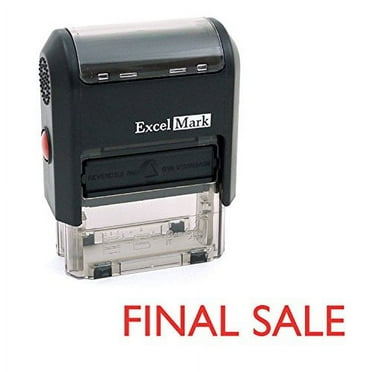 ExcelMark RECEIVED With Signature Line Self-Inking Rubber Stamp (A1539-Red Ink) - Walmart.com
