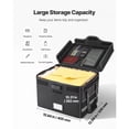 Fireproof Document Box 1832F Heat Insulated Waterproof Lock Portable ...