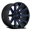 Fuel 1PC Aluminum Rim D712 RAGE 20X10in Gloss Black Red Tinted Clear ...
