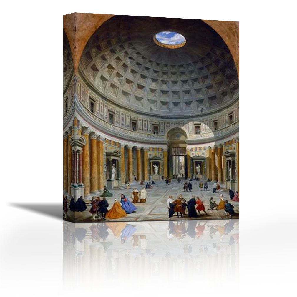 Interior of the Pantheon, Rome, c. 1734 - Contemporary Fine Art Giclee ...