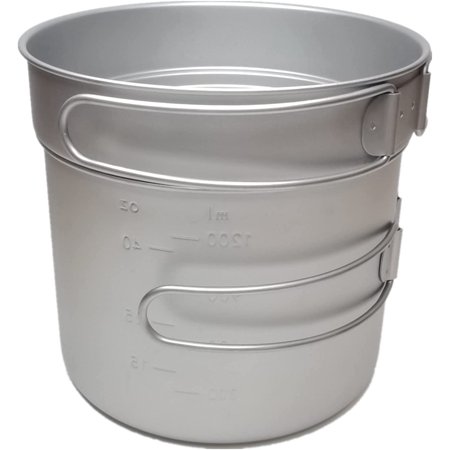 Titanium Pots Set Titanium Camp Pot Titanium Pan Outdoor Cookware ...