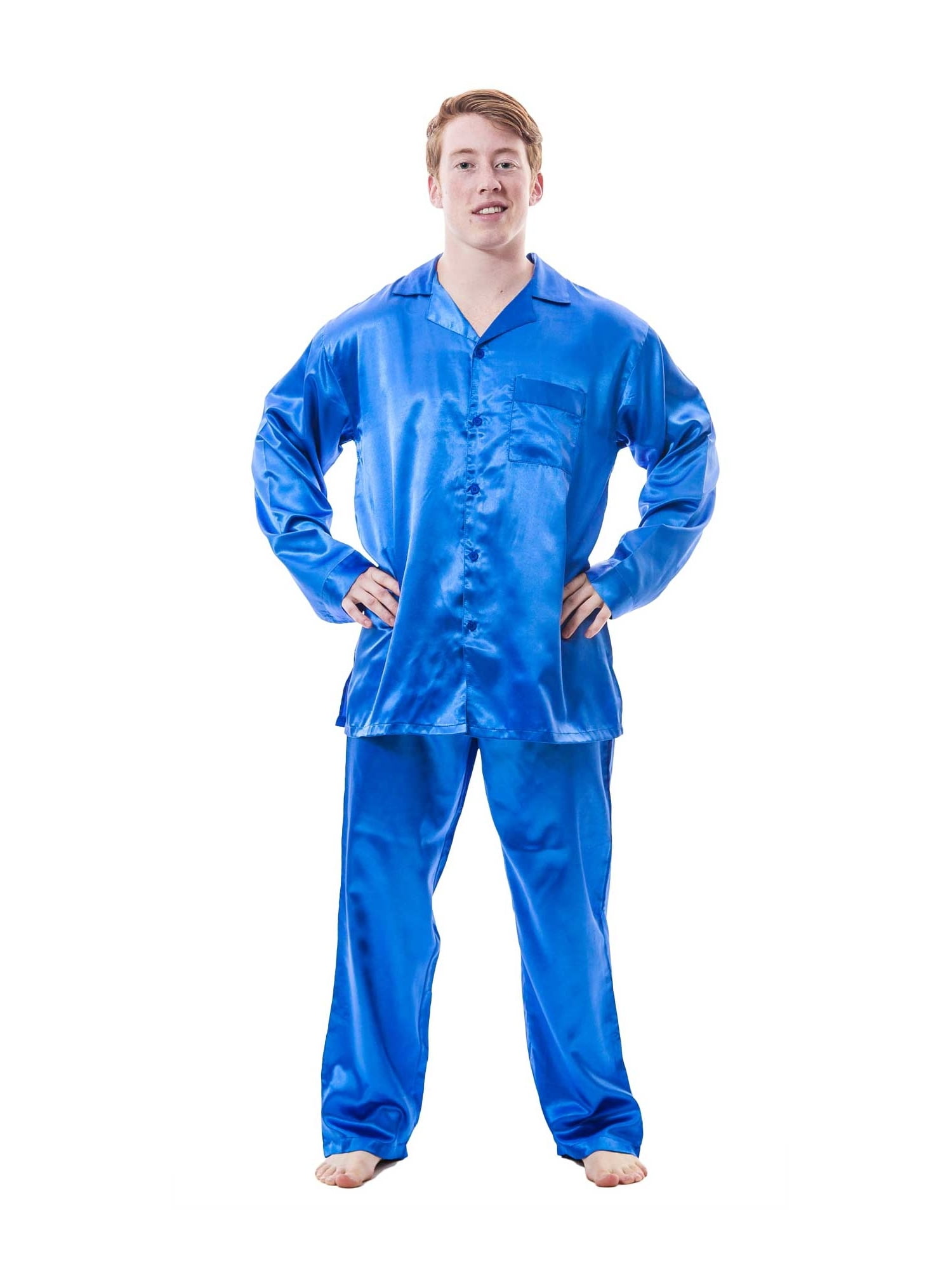 Up2date Fashion's Men's Satin Pajamas - Walmart.com