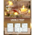 CHE-24pcs Flameless LED Tea Lights with Remote & Timer, 400+Hours ...
