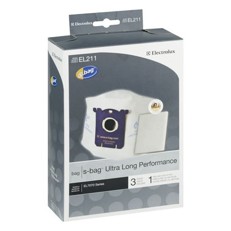 Electrolux S-Bag Ultra Longer Performance Synthetic Vacuum Bags, Pack ...