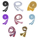 Graduation Honor Cord, Black Gold Graduation Cords, Graduation Silk ...