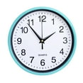 HICESS 8 Inch Wall Clock Silent Non-Ticking Hanging Clock Large Number ...