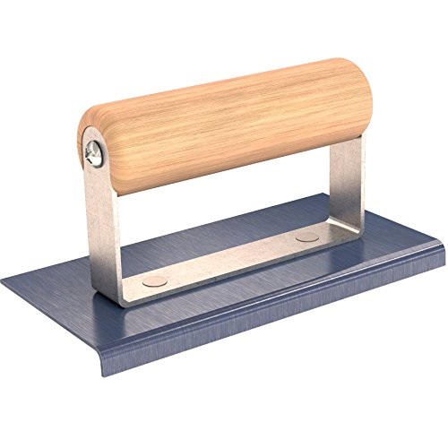 bon 22-868 6-inch by 3-inch blue steel sidewalk edger with 1/4-inch ...