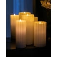 Seasonal LLC LED Flameless Pillar Candle, 5"x9", Flickering, Timer ...