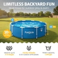 Funsicle 10' x 30" Outdoor Activity Round Frame Above Ground Swimming ...
