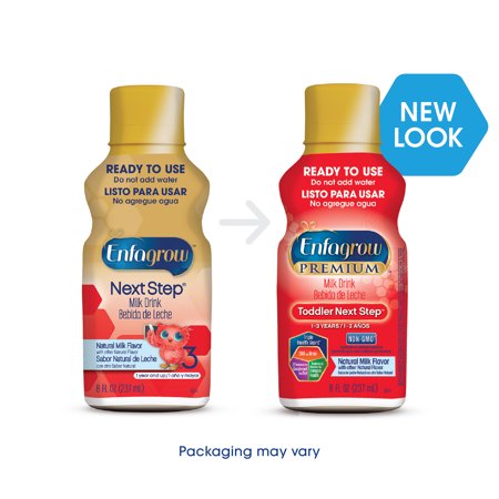 Enfagrow PREMIUM Toddler Next Step Natural Milk, Ready to Use, 8 Fluid ...