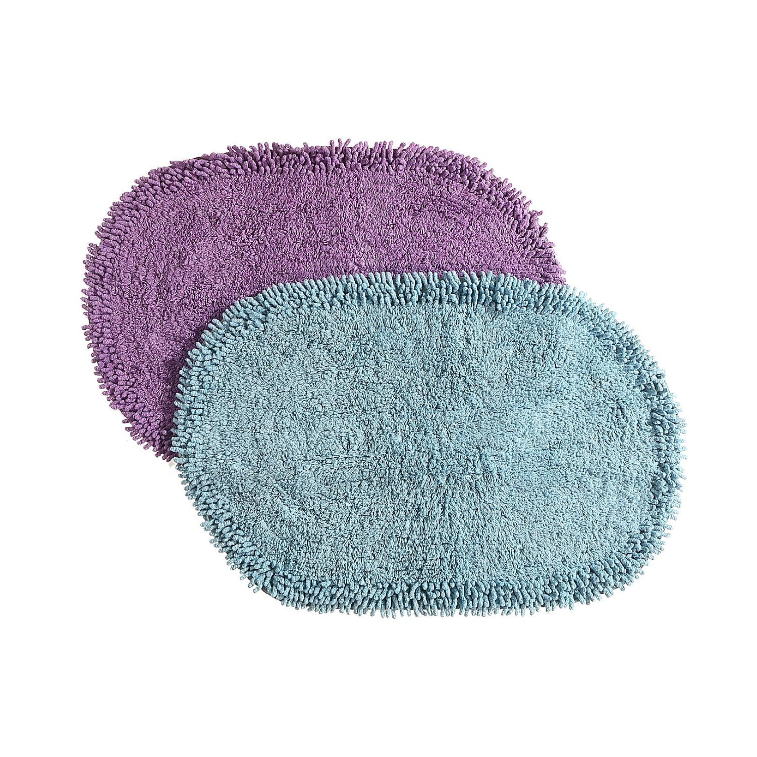 Click here for Ih Casadécor Oval Chenille Shaggy Bath Mat (18 X 3... prices