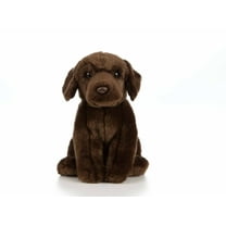 Living Nature 8" Plush Chocolate Labrador Animal Plush - Walmart.com