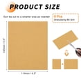 6 Pcs 60 Grit Sandpaper, 4.5 x 5.5 Inch Sand Paper Alumina Abrasive ...