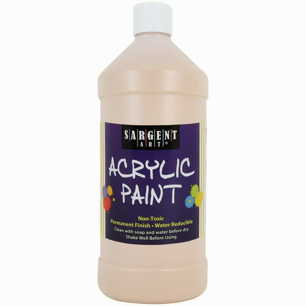 Acrylic Paint 32oz-Peach - Walmart.com - Walmart.com