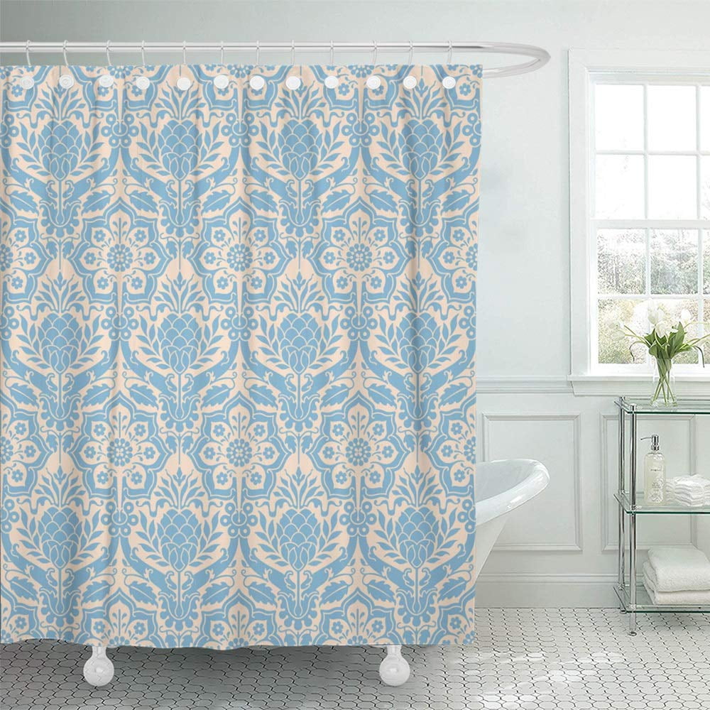 PKNMT Renaissance Medieval Brocade Pattern Italian Abstract Flowers ...