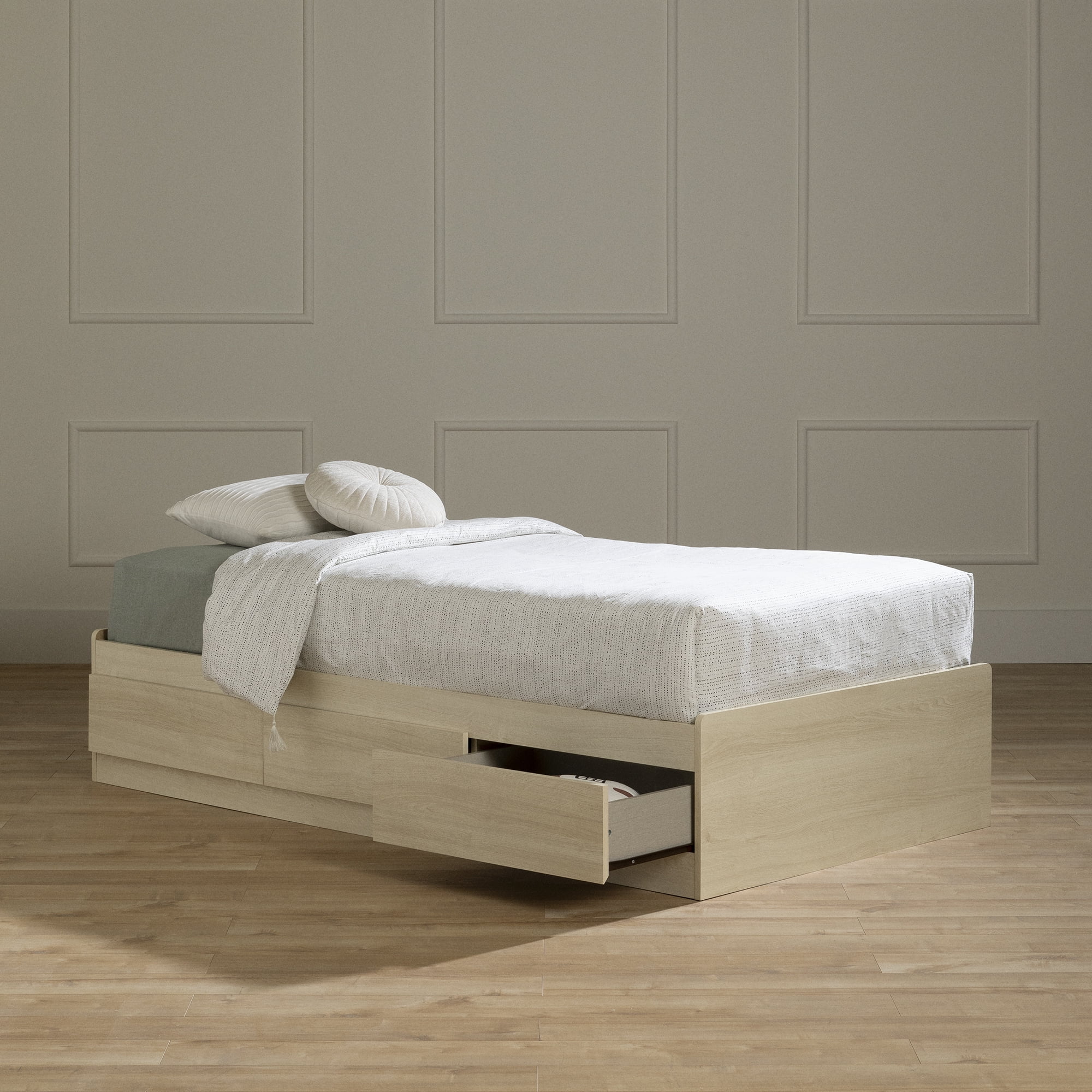 Click here for South Shore Noah Twin 3-Drawer Mates Bed  In Bleac... prices