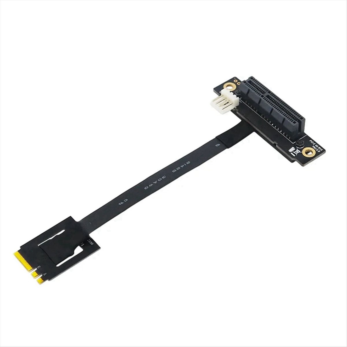 Adaptador de 270 Grados M.2 NGFF de Doble Clave AE A PCI-e 4 X Cable ...