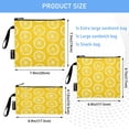 Set of 3 Reusable Storage Bags with Zipper , Food Storage & Bread ...