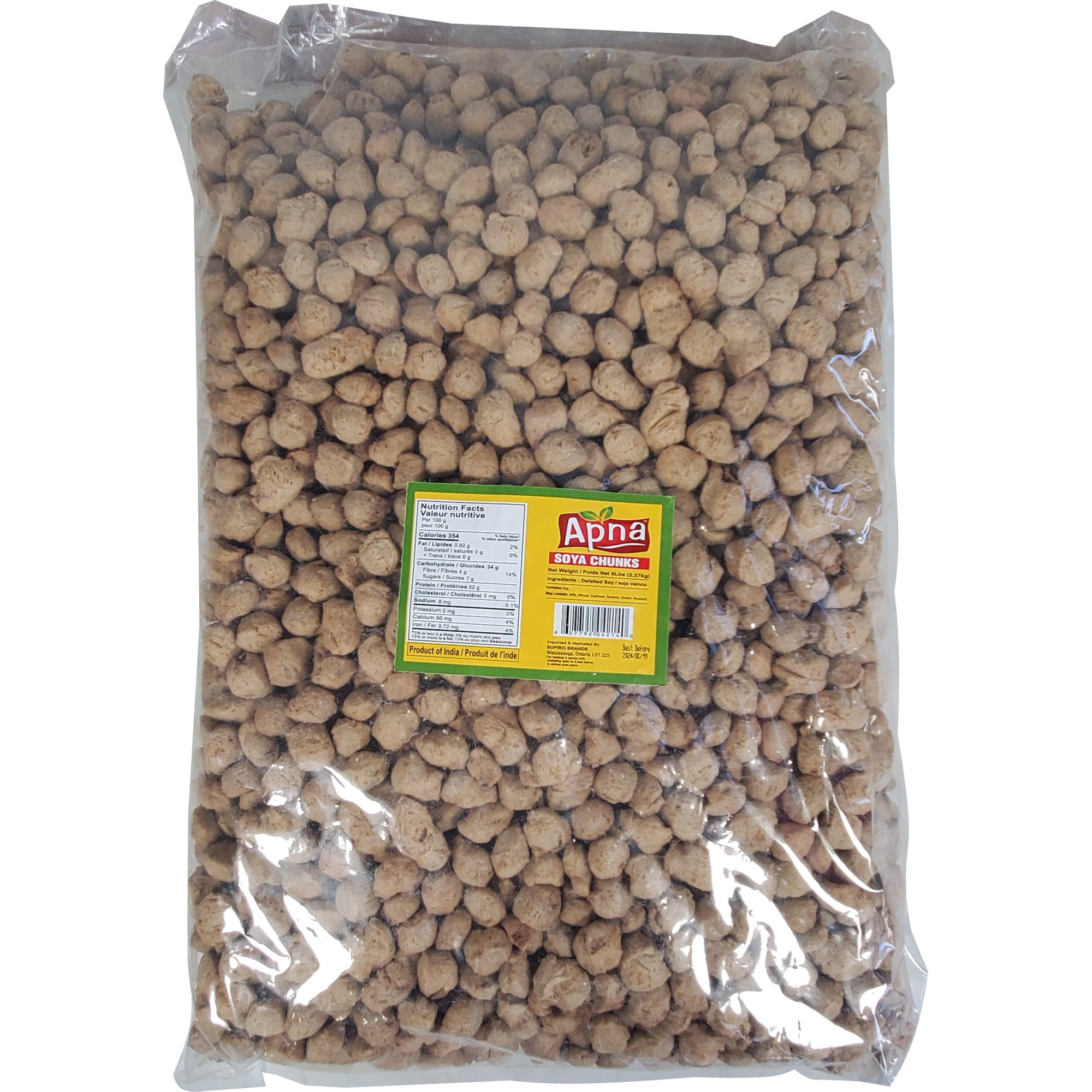 Click here for Apna - Soya Chunks - 5 Lbs - 1ct - Nutrient-Dense... prices