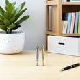 BESTYASH 3-Piece Stainless Steel Pen Stand Set for Desk, Single ...