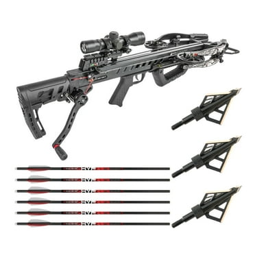 Killer Instinct Fatal-X Camo Crossbow Package - Archery Bow - Walmart.com