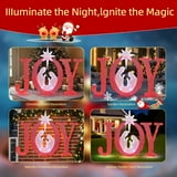 Starfree 49-Inch Outdoor Nativity Decoration Lighted JOY Sign with ...