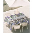 60x84 Inch Outdoor Tablecloth with Umbrella Hole Zipper Rectangle ...