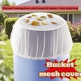 4-Pack Mesh Cover for Rain Barrels, 70-80cm Drawstring Food-Grade ...
