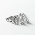 PHYSUN-M8 x 18mm (20 Pack) Metric Flat Head Hex Socket Cap Screws Bolts ...