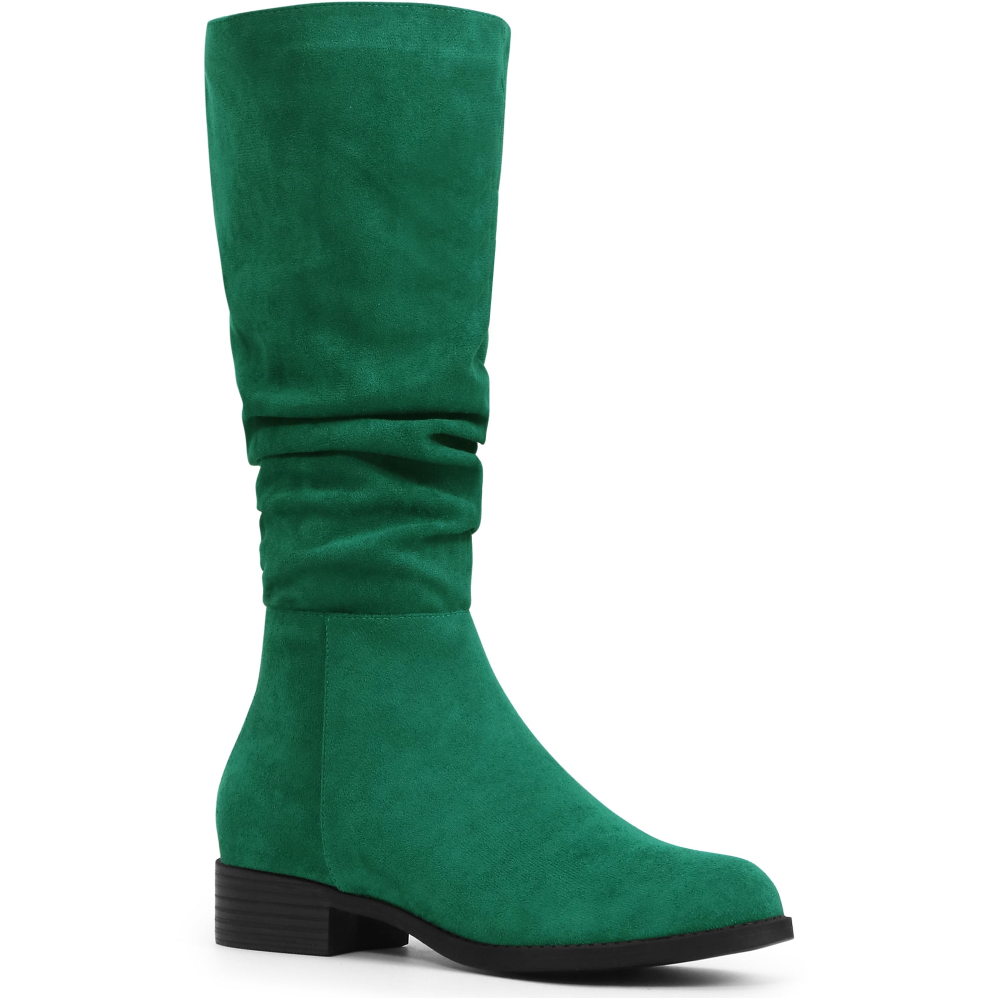 Click here for Blissful Step Womens Slouch Knee High Boots Round... prices