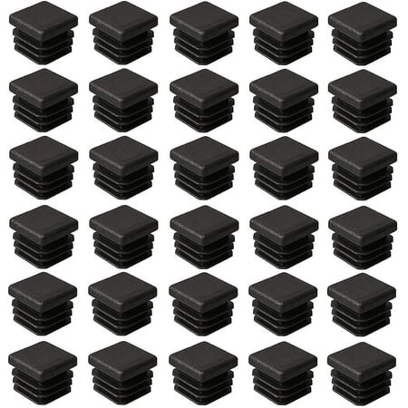 30 Pcs Square Plastic End Caps,20 Mm X 20 Mm Square Plastic Plugs ...