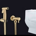 Stainless Steel Handheld Toilet Bidets Sprayer Shattaf Set With Filling