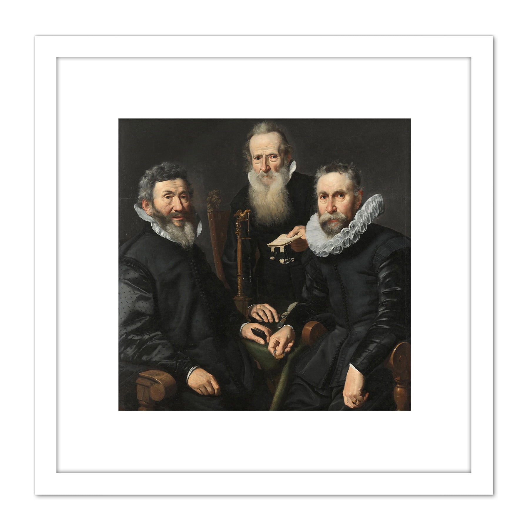 De Keyser Portrait Board Of Governors 8X8 Inch Square Wooden Framed ...