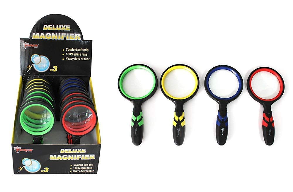 Diamond Visions Max Force 11-0843 3X Rubber Coated Handheld Magnifier ...