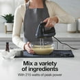 Easy Mix 5-Speed Electric Hand Mixer with Bowl Rest, Compact and ...