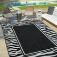 HaiiMeid 6'x9' Large Outdoor Reversible Plastic Straw Mat, Waterproof ...