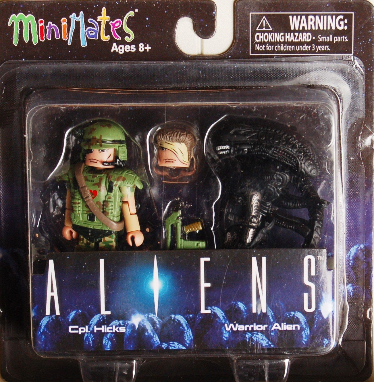 Aliens Minimates: Cpl. Hicks and Warrior Alien - Walmart.com