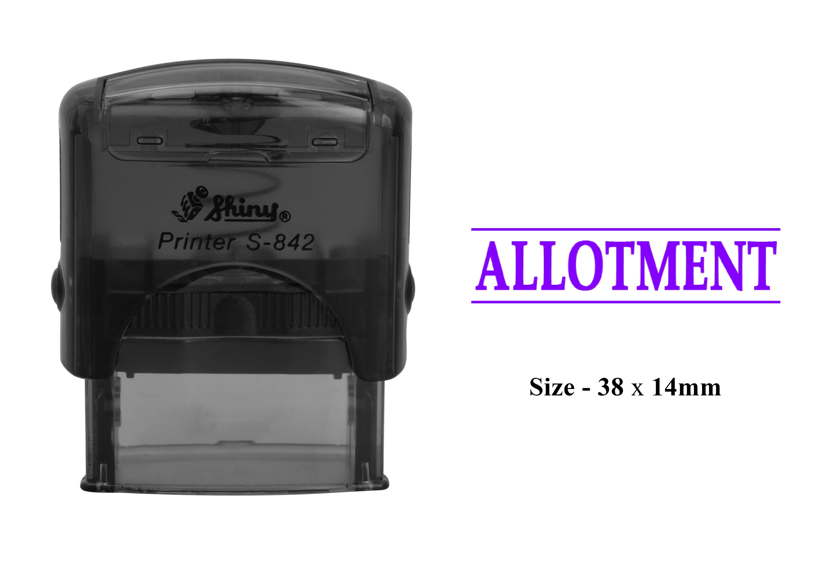 eloria Friendly Reminder Self Inking Rubber Stamp-Shiny S-842-Blue Ink ...