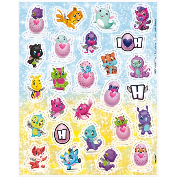 Hatchimals Sticker Sheets, 4ct - Walmart.com