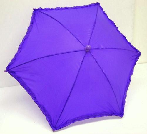 Purple Umbrella with Ruffle 14.5" (Each) - Walmart.com