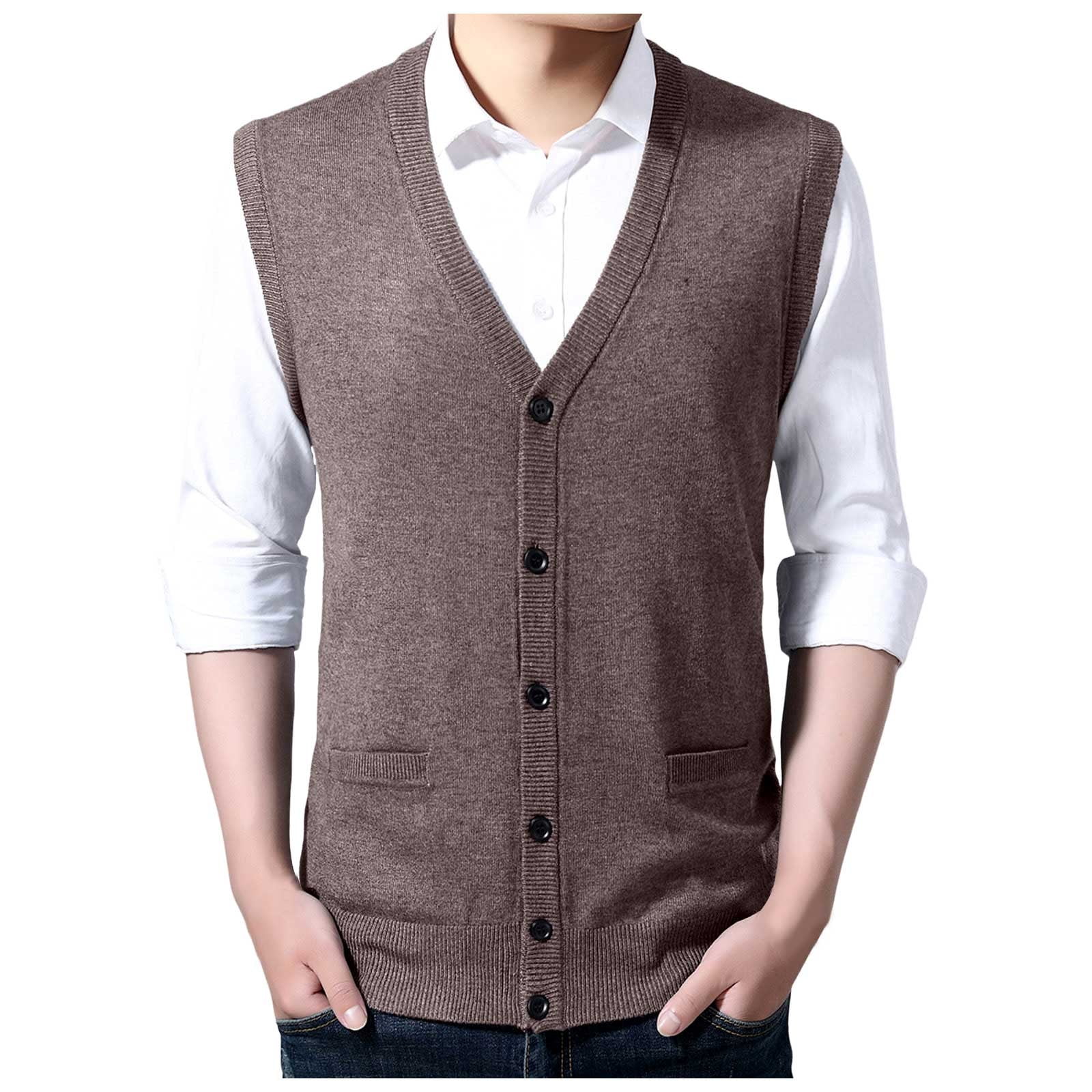 Click here for Xiaowwww Sweater Mens Thick Embroide Sweater Cardi... prices