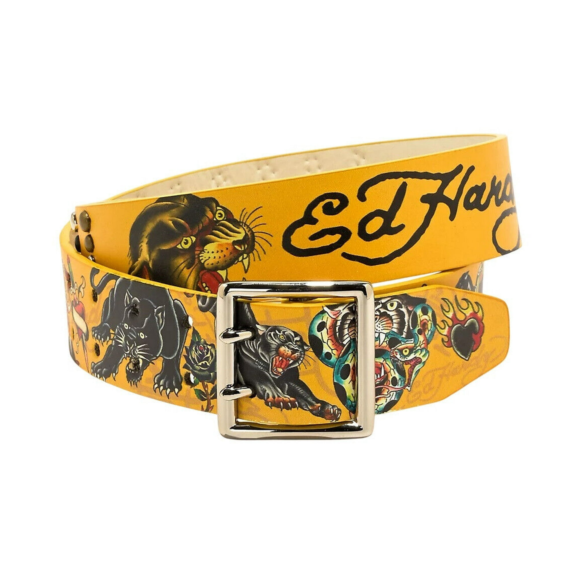 Click here for Ed Hardy Panther Snake Belt - Vb91619ehqa (Yellow... prices
