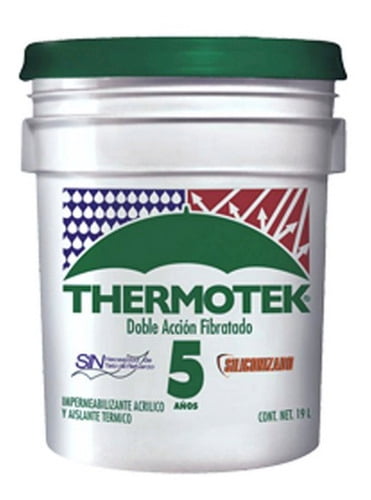 Impermeabilizante Thermotek 5 Años Rojo Fiber Max 5 101237 | Walmart en ...